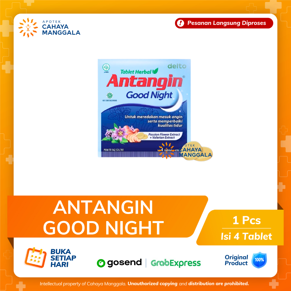 Jual ANTANGIN GOOD NIGHT STRIP 4 TABLET | Shopee Indonesia