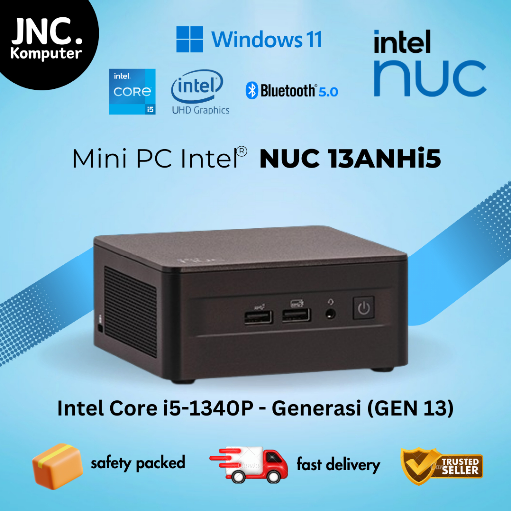 Jual Mini PC Intel NUC Core i5 NUC13ANHi5 GEN 13 FULLSET WIN11 +RAM +SSD | Shopee Indonesia