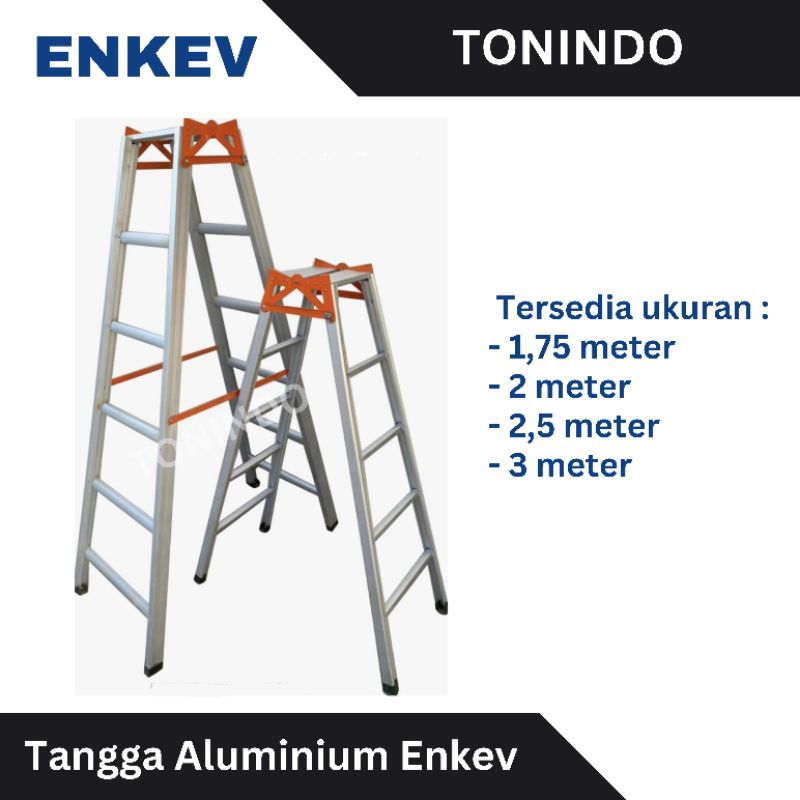 Jual Tangga Lipat Aluminium Enkev NEW Standard | Shopee Indonesia