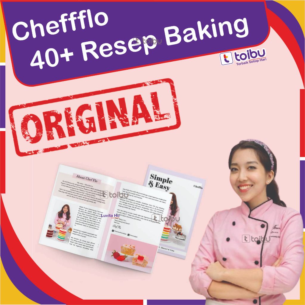 Jual Buku Resep Chef Flo Baking With Chef Flo | Shopee Indonesia