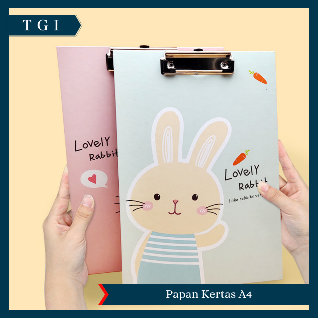 Jual TGI - PAPAN JALAN ALAS UJIAN A4 GAMBAR LUCU PAPAN KERTAS UKURAN A4 ...