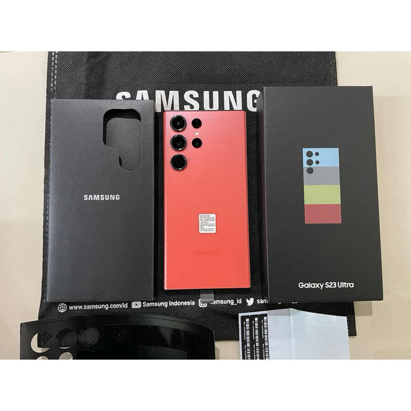 Jual Samsung S23 Ultra 512Gb Sein Exclusive RED - Garansi Resmi Sein ...