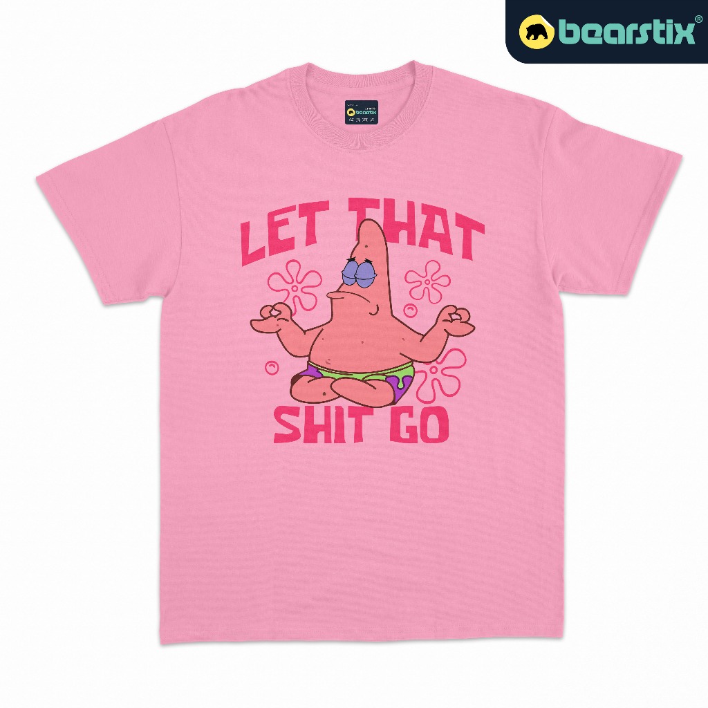 Jual SHINZO - Tshirt Let That Shi Go - Kaos Patrick Star - Baju Spongebob - Tshirt Streetwear ...
