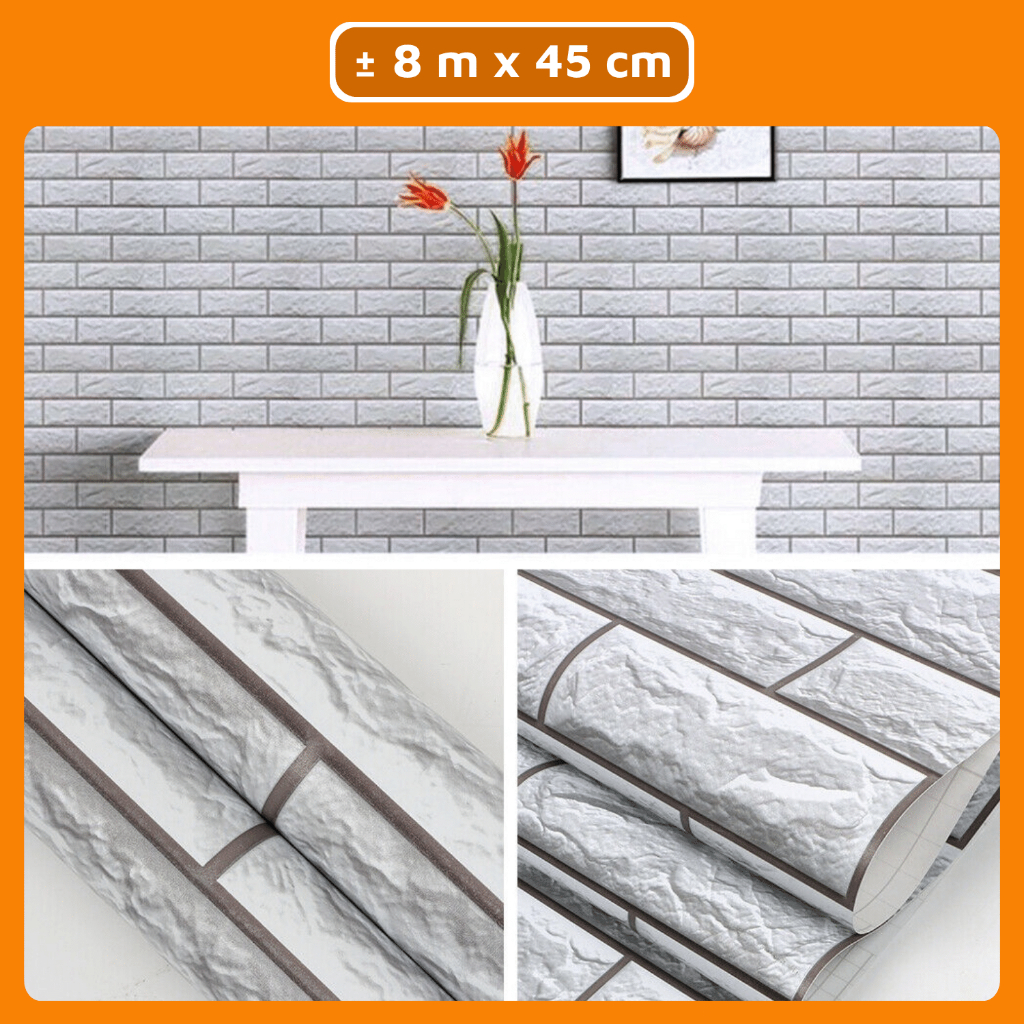 Jual Live COD Wallpaper Bata Wallpaper Dinding Batu Bata Wallpaper ...