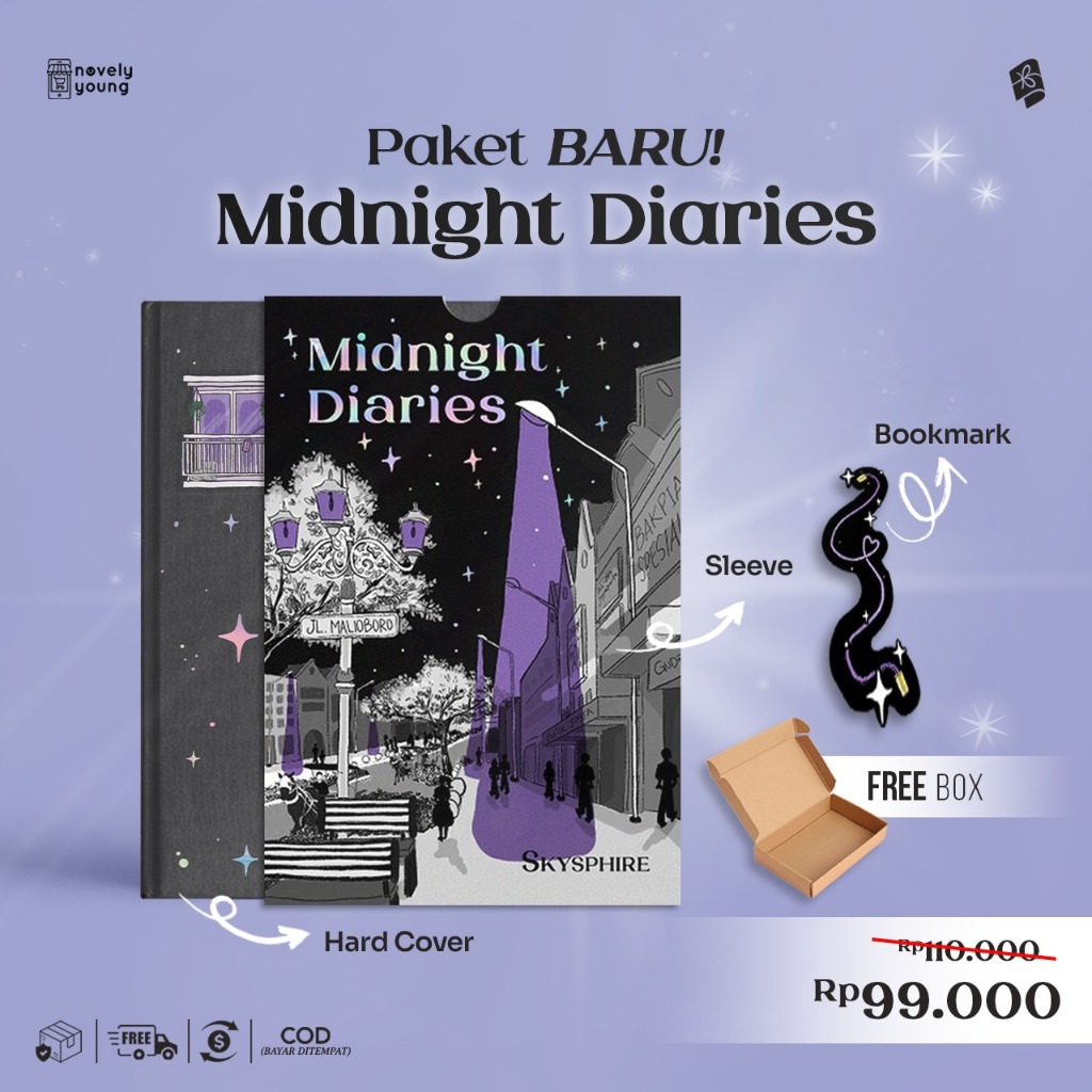 Jual Novel Midnight Diaries by Malioboro Hartigan - Skysphire - Bukune | Shopee Indonesia