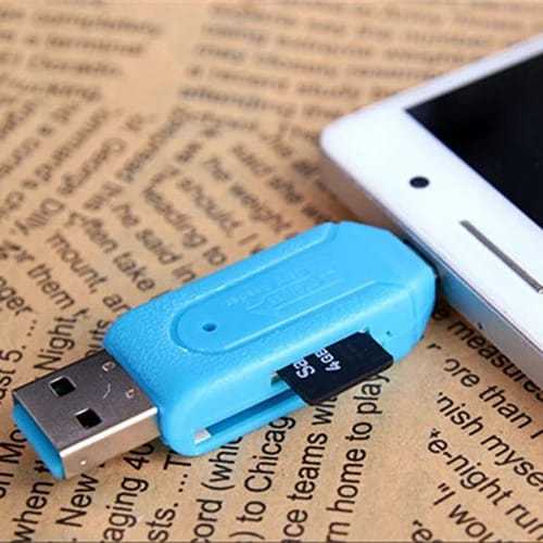 Jual Card Reader 2in1 OTG Micro USB + Type-A | Shopee Indonesia