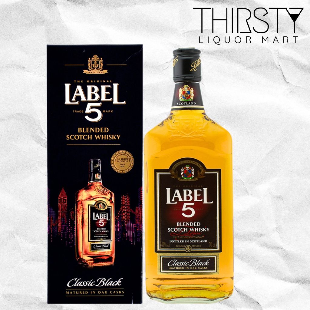 Jual Label 5 Classic Black Blended Scotch Whisky 750ml | Shopee Indonesia