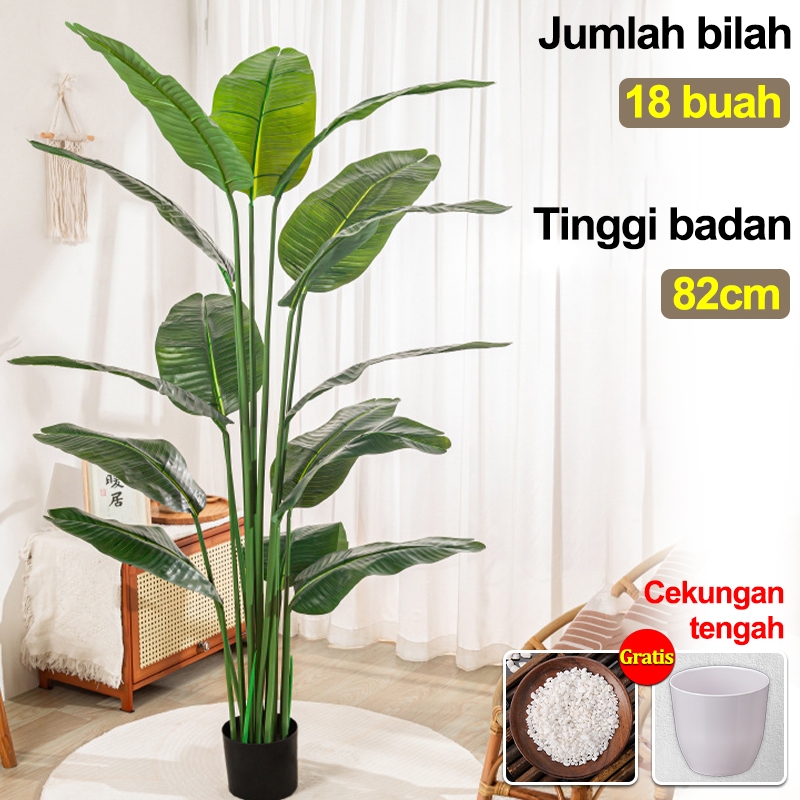 Jual 【Kemiripan 99%】daun artificial/tanaman hias plastik/bunga hiasan ...