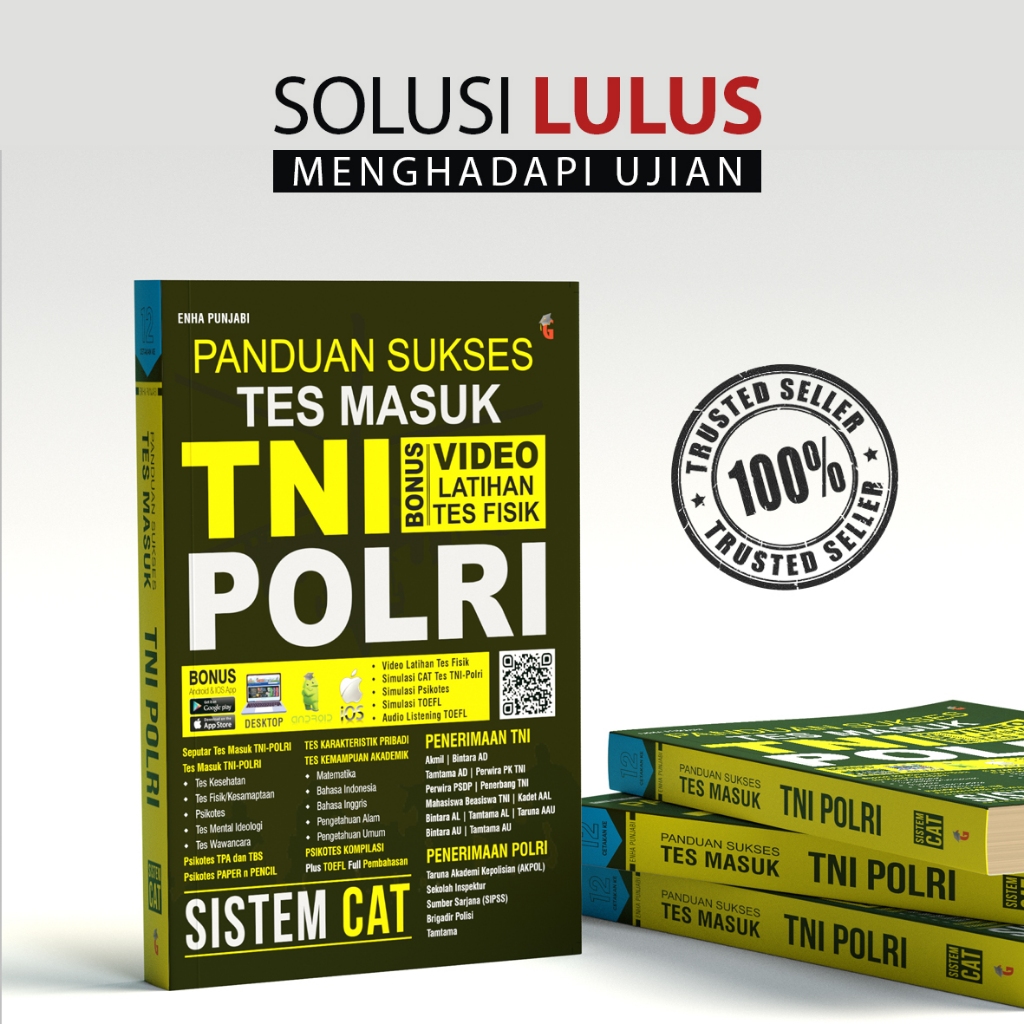 Jual Buku Tes Tni Polri Panduan Sukses Tes Masuk Tni Polri Sistem Cat