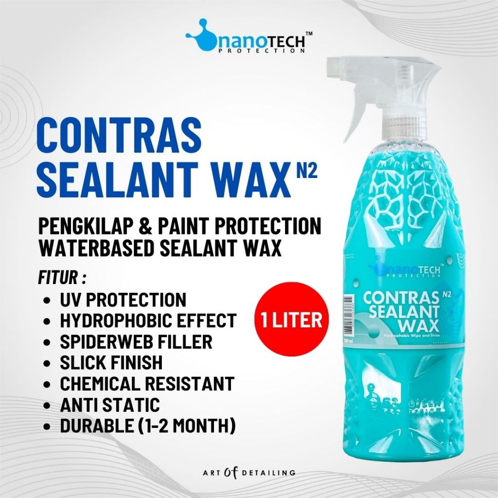 Jual CONTRAS SEALANT WAX 1L - nanoTECH PROTECTION - NANO CERAMIC ...