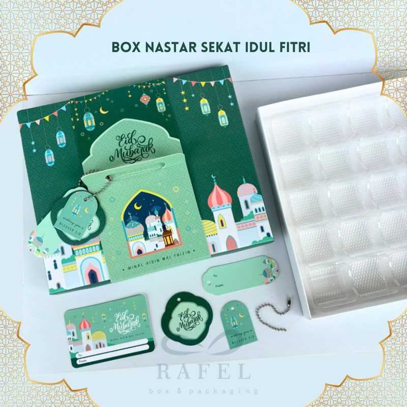 Jual 10 Set Box Tenteng Nastar Sekat Idul Fitri | Shopee Indonesia
