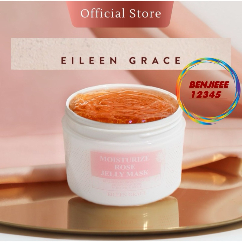 Jual EILEEN GRACE Moisturize Rose Jelly Mask 300ml eileen grace 300 ml moisturizing | Shopee ...