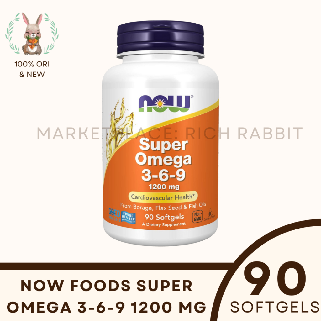 Jual Now Foods Super Omega 369 3-6-9 DHA EPA Ori USA Suplemen ...