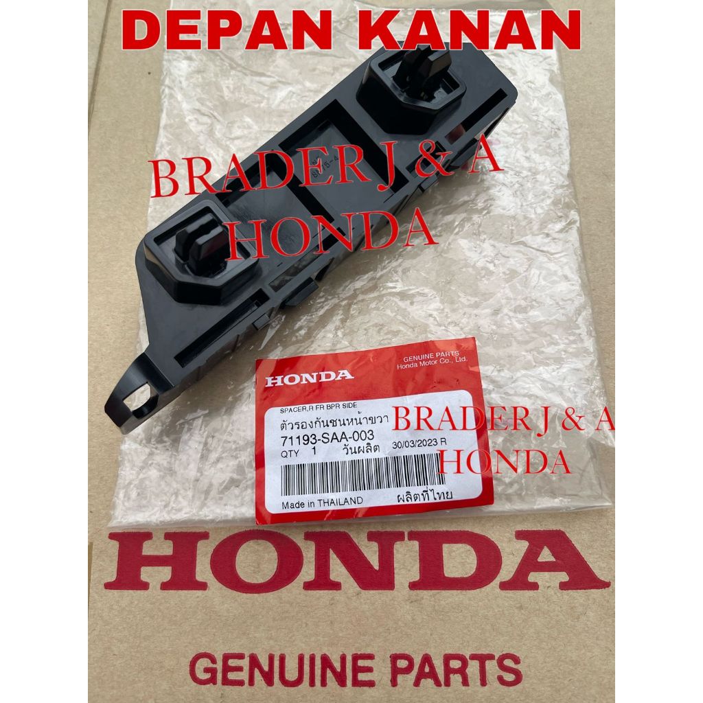Jual BRACKET BEMPER DUDUKAN SPACER BUMPER DEPAN JAZZ OLD IDSI VTEC 2003 ...