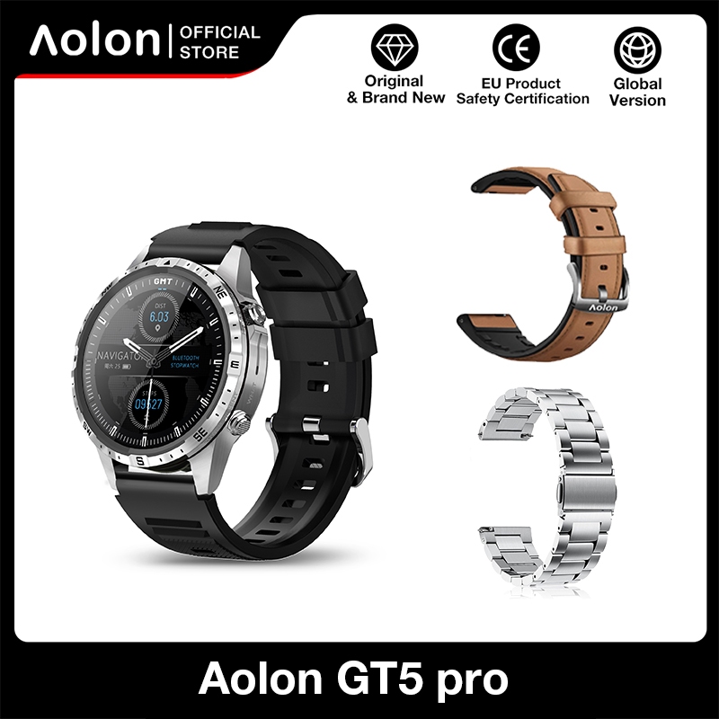 Jual Aolon GT5 Pro Smartwatch 2024 New Compass 100+ Sport Modes Jam ...