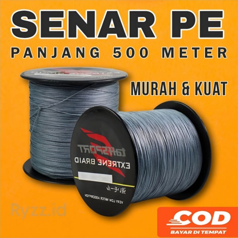 Jual Senar PE Pancing 500M Senar PE Berkualitas dan Murah - Senar Pancing Anti Kriting Senar PE ...