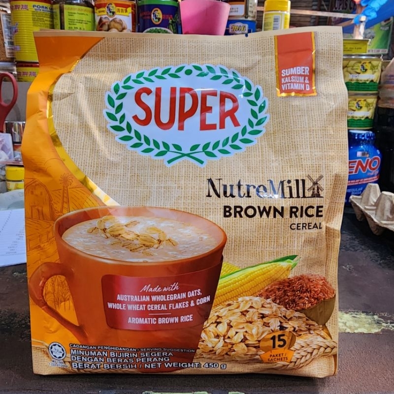 Jual SUPER Cereal Brown Rice 4in1 Sereal Dengan Beras Merah. | Shopee ...