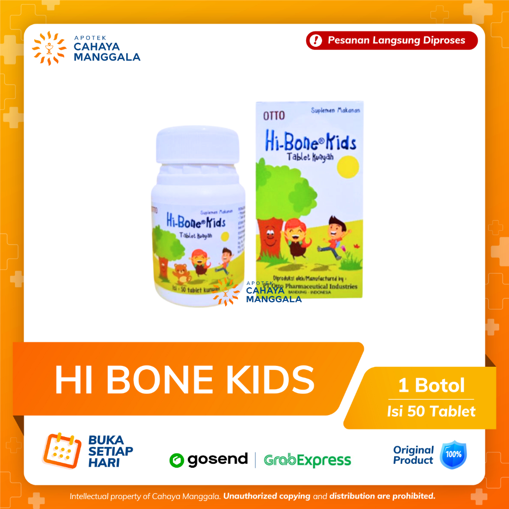 Jual HI-BONE KIDS SUPLEMEN 50 TABLET KUNYAH | Shopee Indonesia