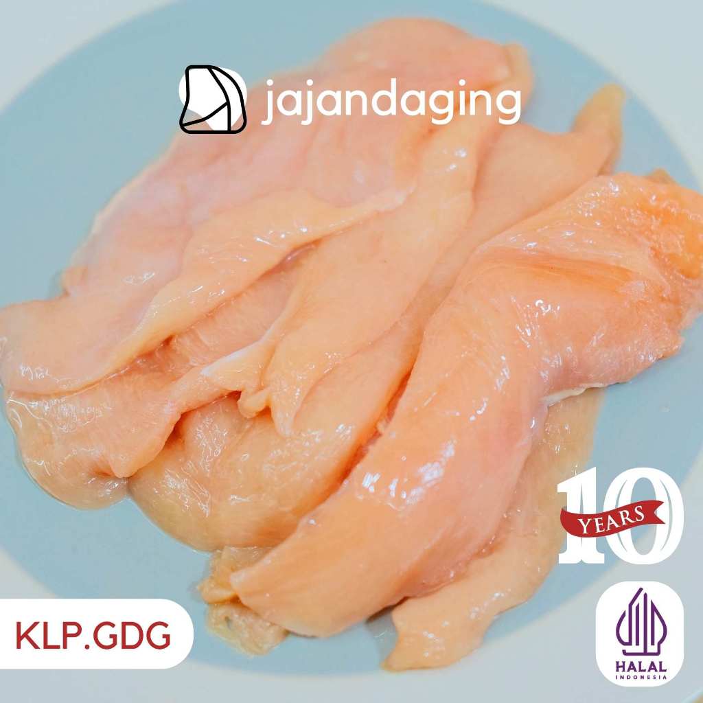 Jual Boneless Dada/Paha Slice Ayam Premium Quality - KLP Gading ...