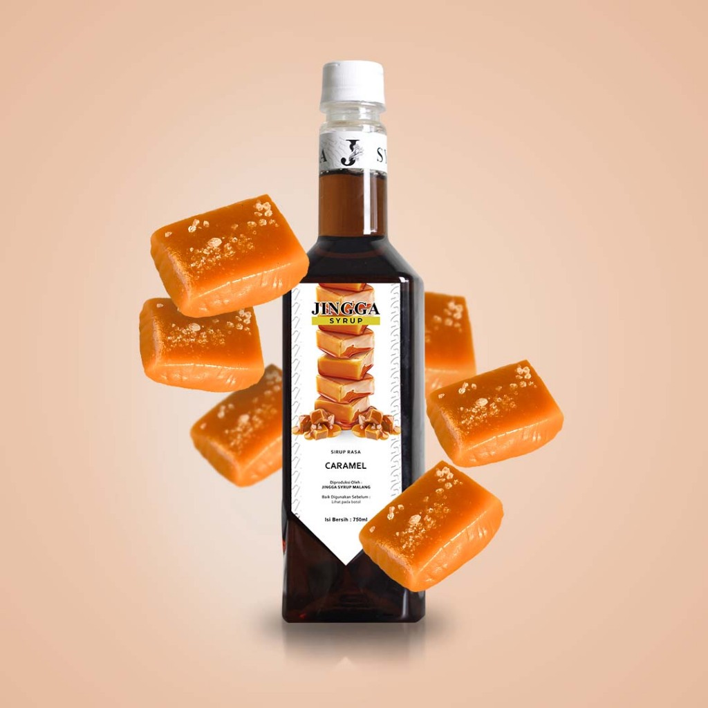 Jual JINGGA Caramel Syrup 750 ml - Sirup Caramel Untuk Campuran Kopi ...