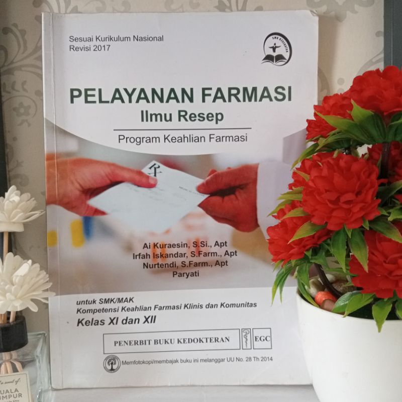 Jual ORIGINAL BUKU PELAYANAN FARMASI ILMU RESEP | Shopee Indonesia