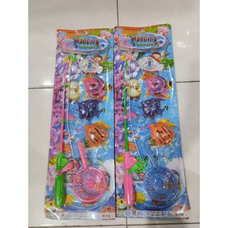 Jual Mainan Alat Pancing set + Jaring B 1150 | Shopee Indonesia