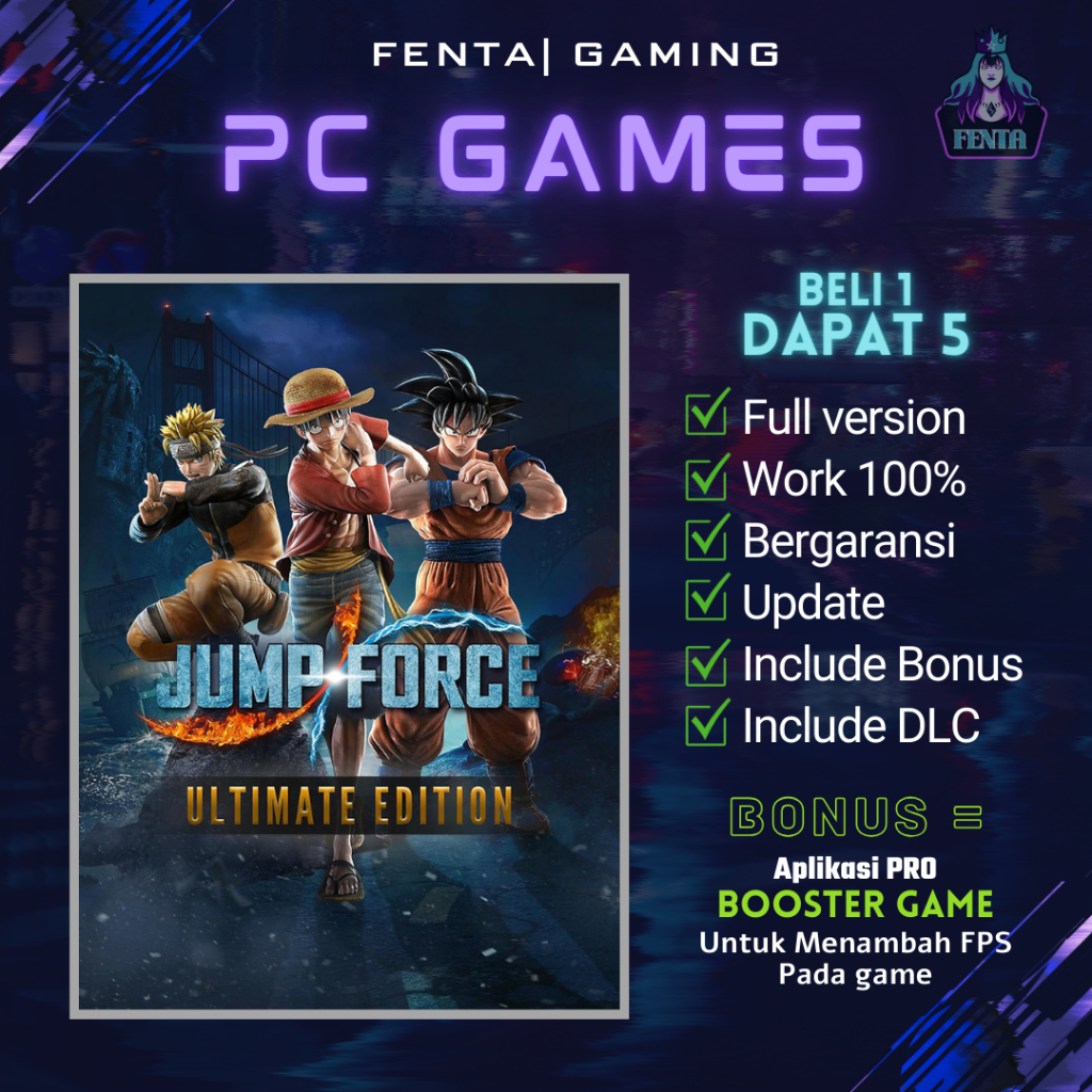 Jual JUMP FORCE ULTIMATE EDITION - GAME PC - GAME LAPTOP | Shopee Indonesia
