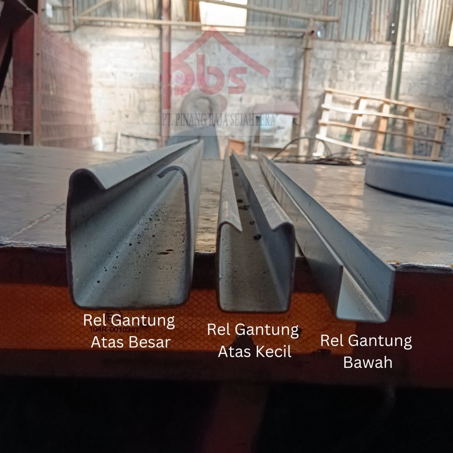 Jual [KARGO] REL GANTUNG PINTU BESI ATAS (KECIL / BESAR) , REL GANTUNG ...