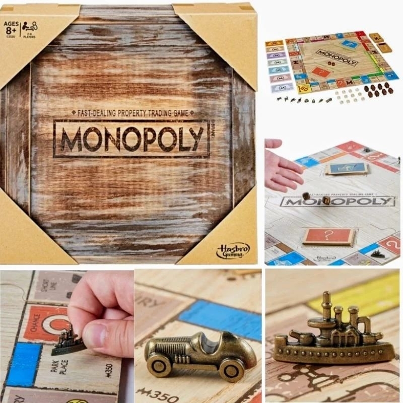Jual Mainan Monopoly Gaming Hasbro Rustic Series Board Papan Permainan ...