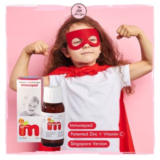 Jual Immunped Singapore Imunped kids syrup 60ml multivitamin Vitamin C ...