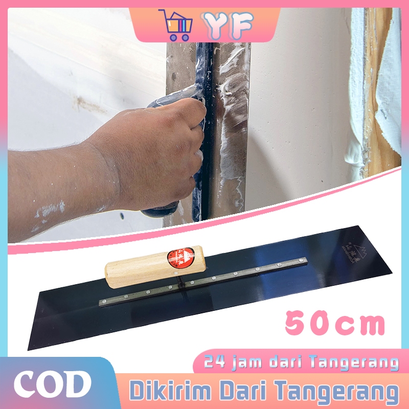 Jual 50CM Raskam Roskam Baja Alat Plaster Dinding Trowel Acian | Shopee ...
