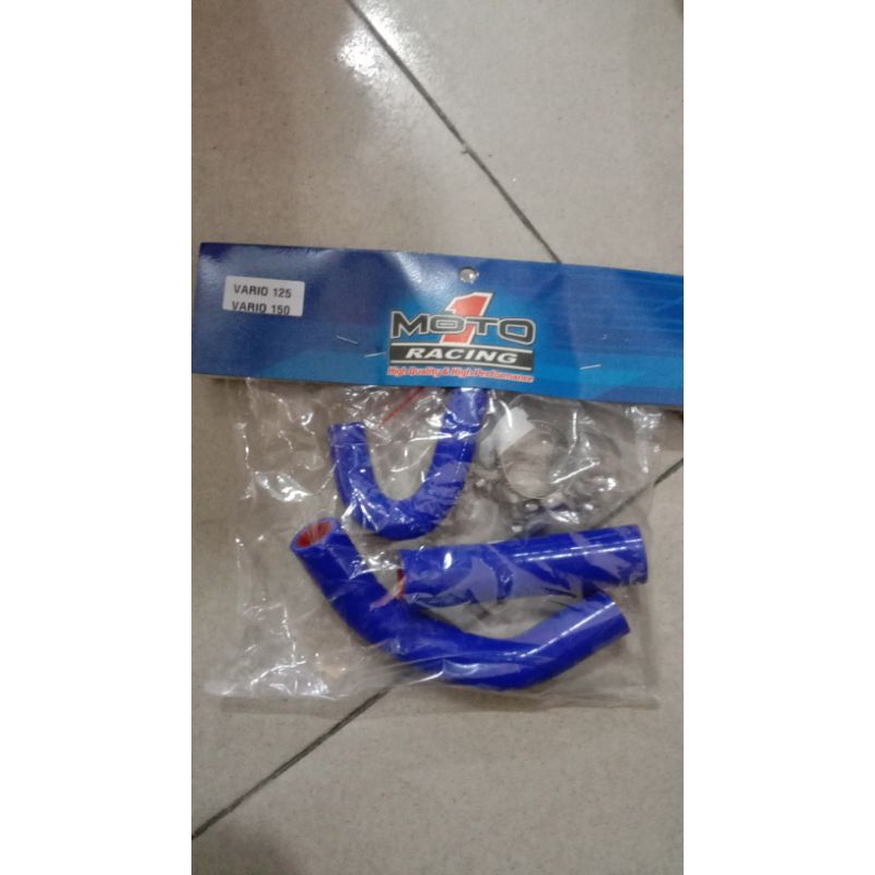 Jual selang radiator set Vario 125 Vario 150 moto 1 biru | Shopee Indonesia