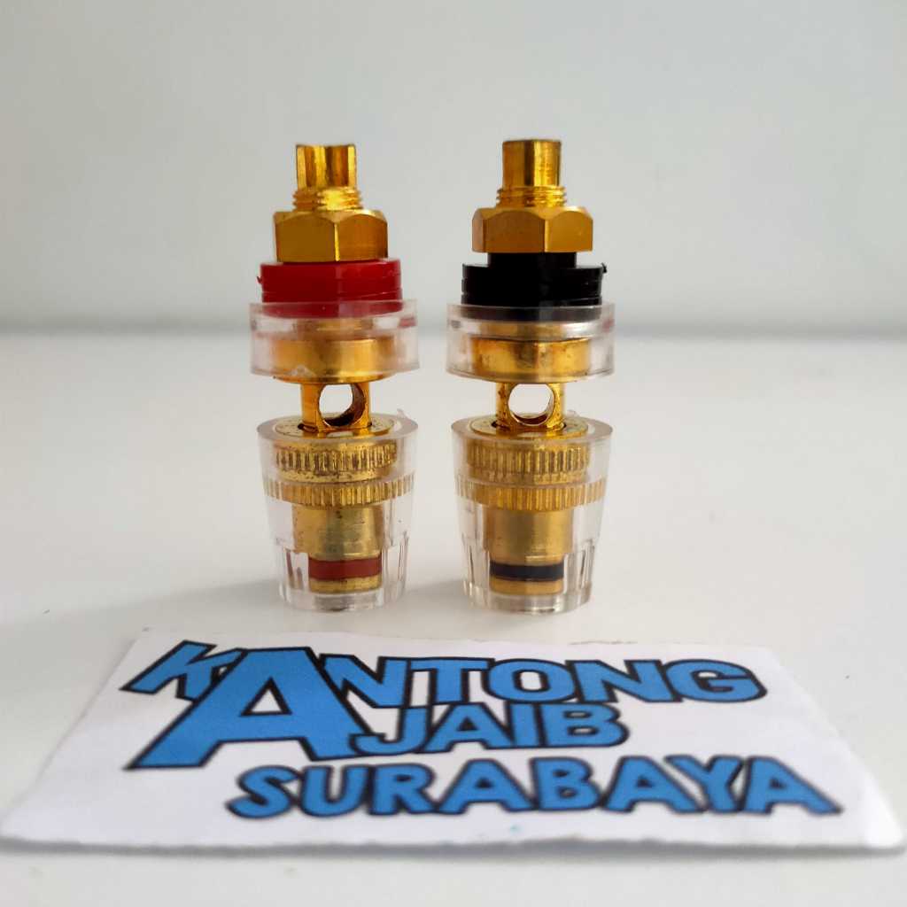 Jual Binding Post Gold Binding Post Transparan Binding Post Kaca ...