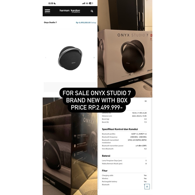 Jual ONYX STUDIO 7 | Shopee Indonesia