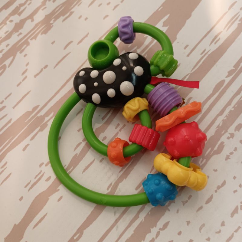 Jual playgro teething teether rattle toy preloved sensory stimulasi ...