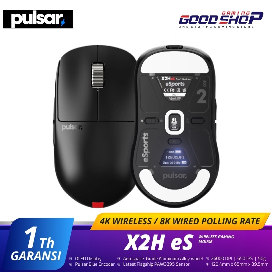 Jual Pulsar X2H / X2 H eS Wireless Gaming Mouse | Shopee Indonesia