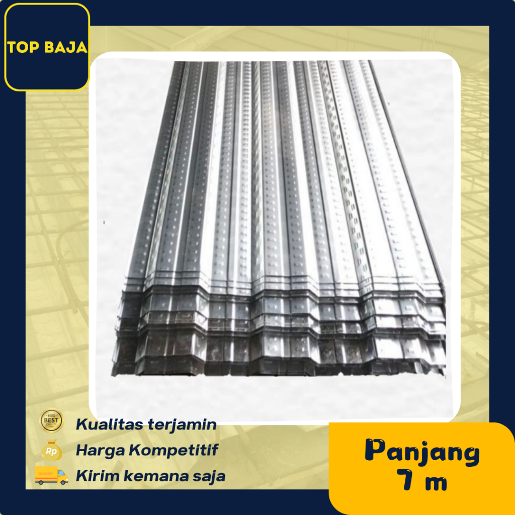 Jual Bondek Bondeck Floordeck alas tatakan Dak Cor ketebalan 0,75 mm ...