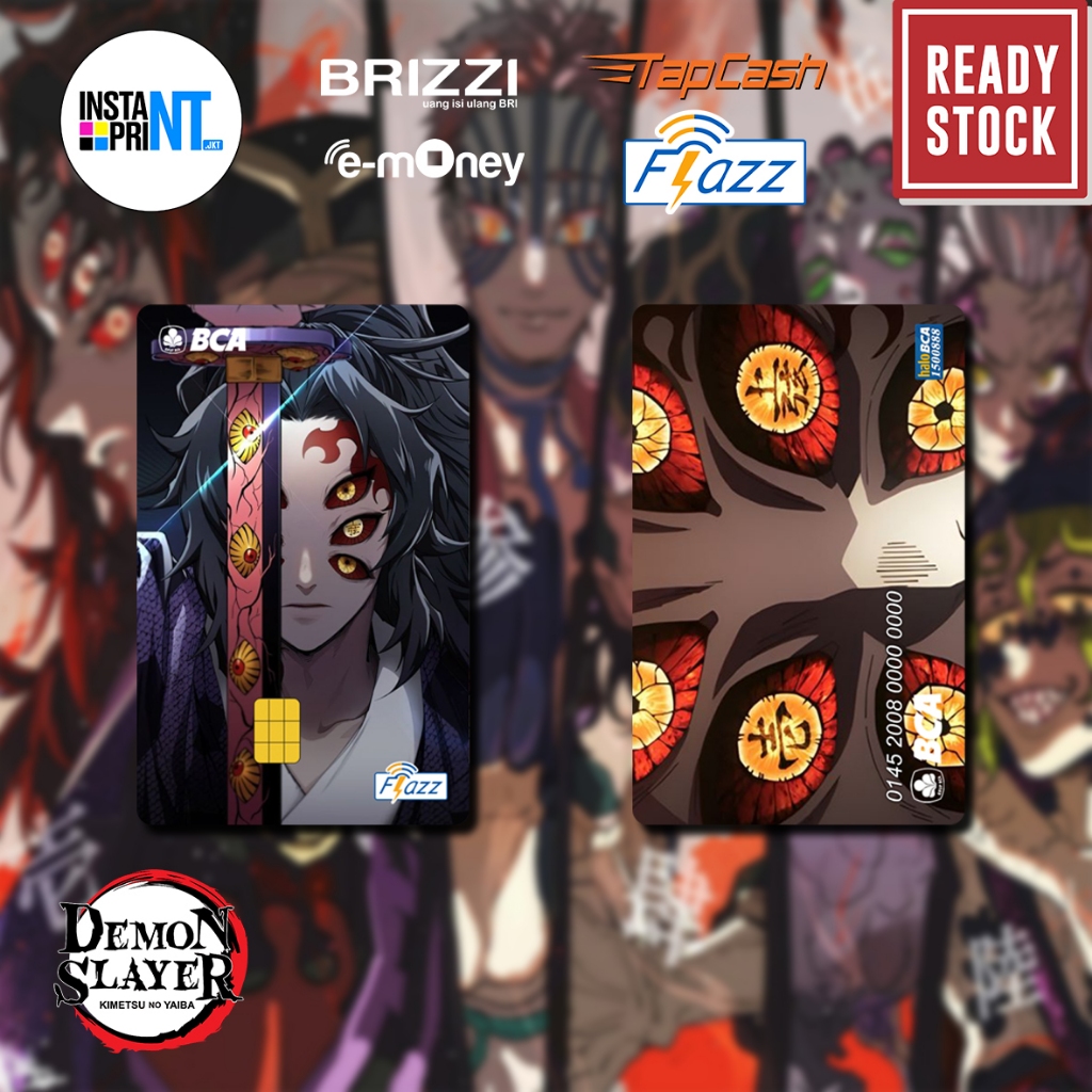 Jual DEMON SLAYER V2 EDITION Emoney Mandiri Flazz BCA gen 2 Brizzi ...