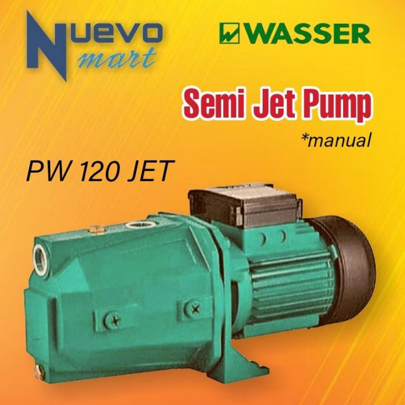 Jual Pompa Air Semi Jet WASSER PW 120 JET Semi Jetpump | Shopee Indonesia