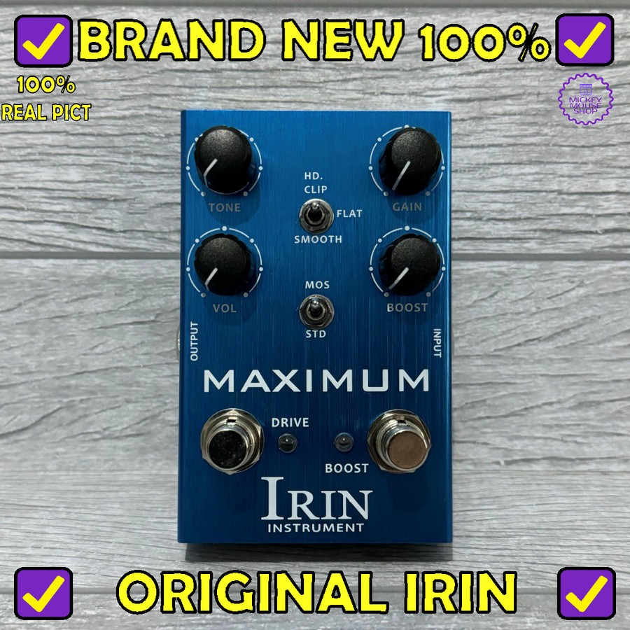 Jual Efek Gitar IRIN AN-41 MAXIMUM Overdrive Full-Drive 2 Pedal Effect ...