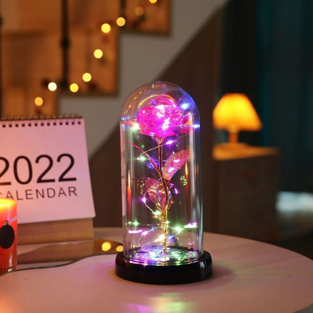 Jual Lampu Hias LED Bunga Mawar Dekorasi Gift Kemasan Kotak Hadiah ...
