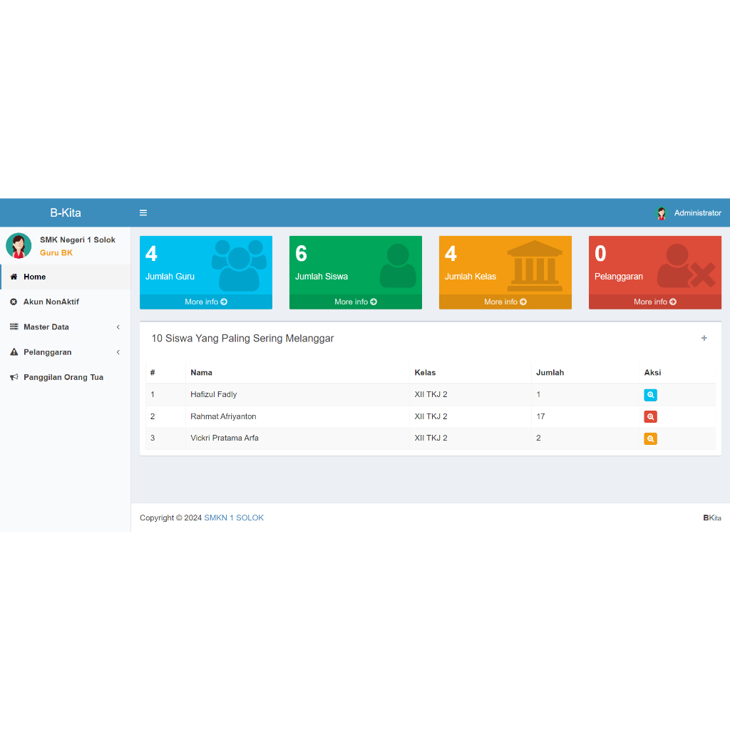 Jual Aplikasi Bimbingan Konseling Berbasis Web (Codeigniter) | Shopee ...