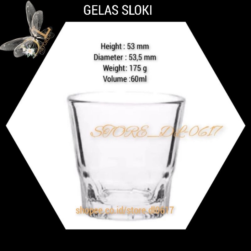 Jual DL. GELAS SLOKI ( MERK RANDOM/ ACAK ) | Shopee Indonesia