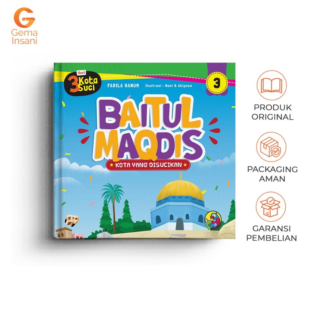 Jual Gema Insani Buku Anak - Seri 3 Kota Suci - Baitul Maqdis - Kota Yang Disucikan | Shopee ...