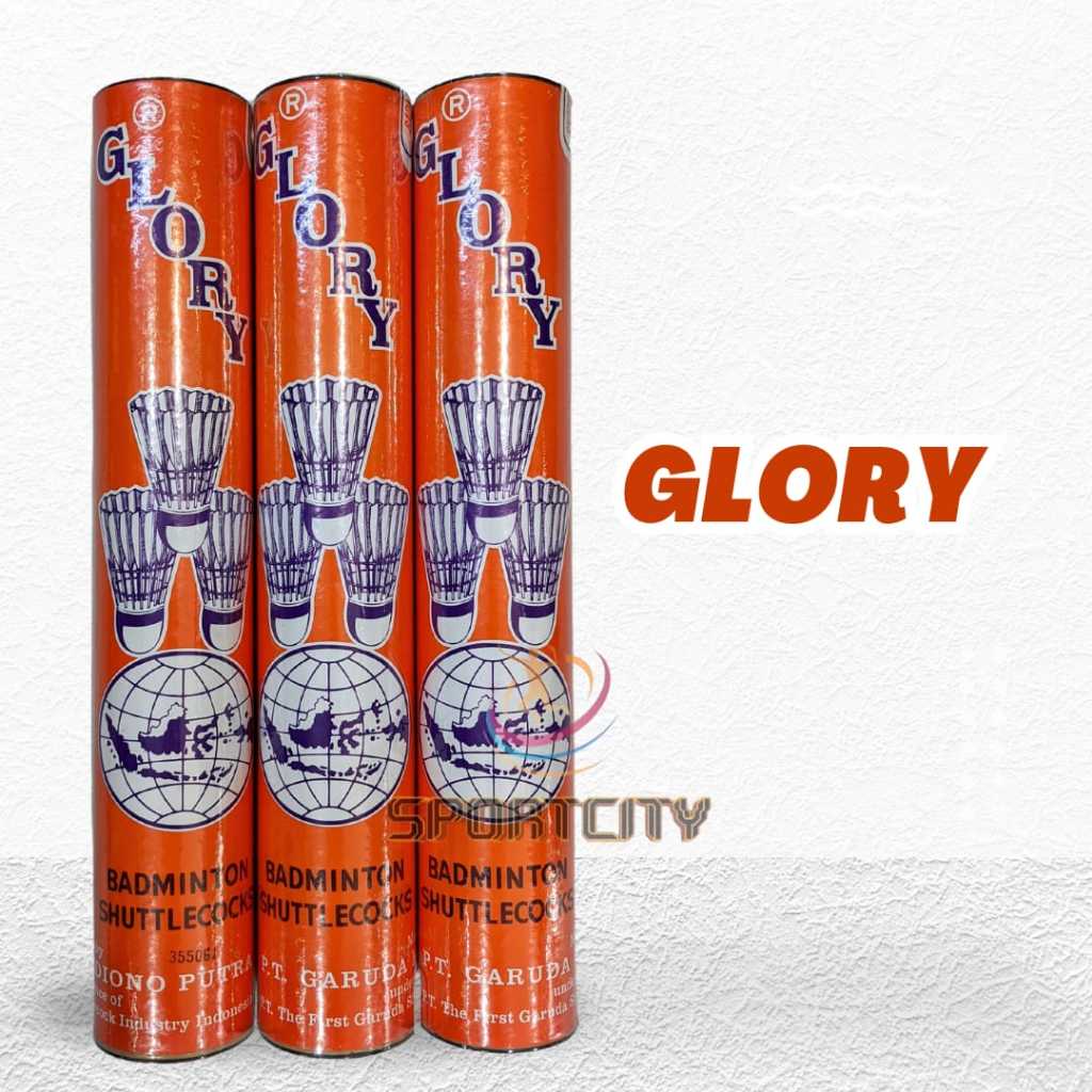 Jual Shuttlecock Cock Badminton Glory Orange Isi 12 Pcs - Garuda ...