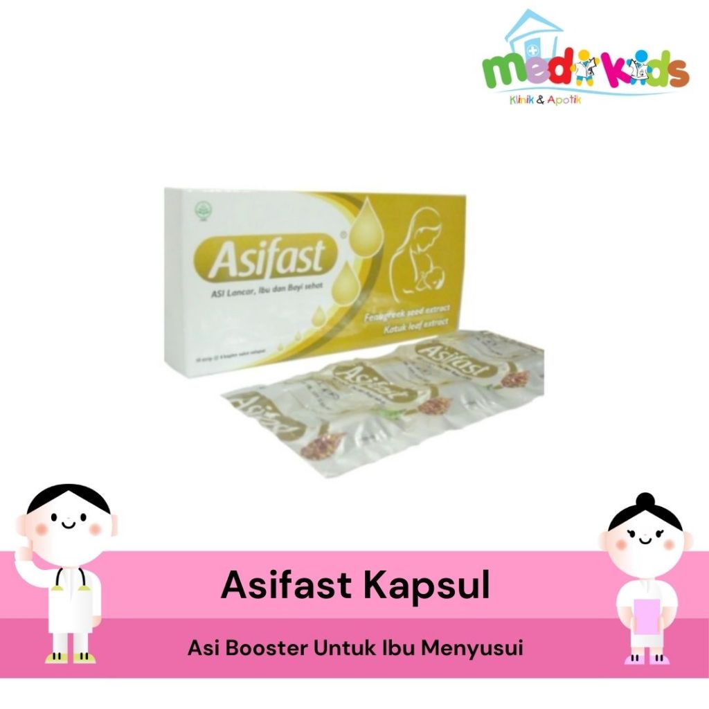 Jual Asifast - Pelancar ASI Booster (1 box @ 60 kapsul) | Shopee Indonesia