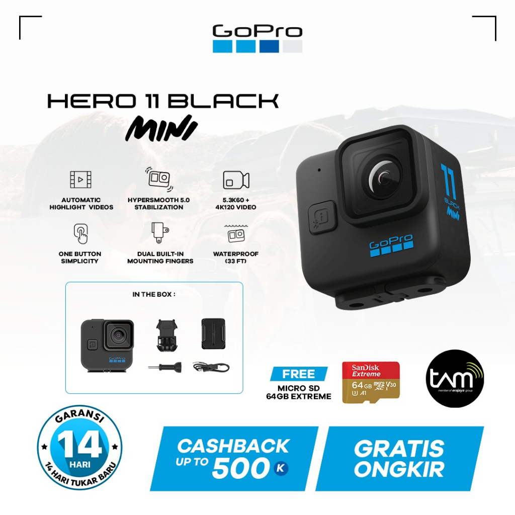 Jual GoPro Hero 11 Mini Action Camera Go Pro Hero 11 Mini - Garansi ...