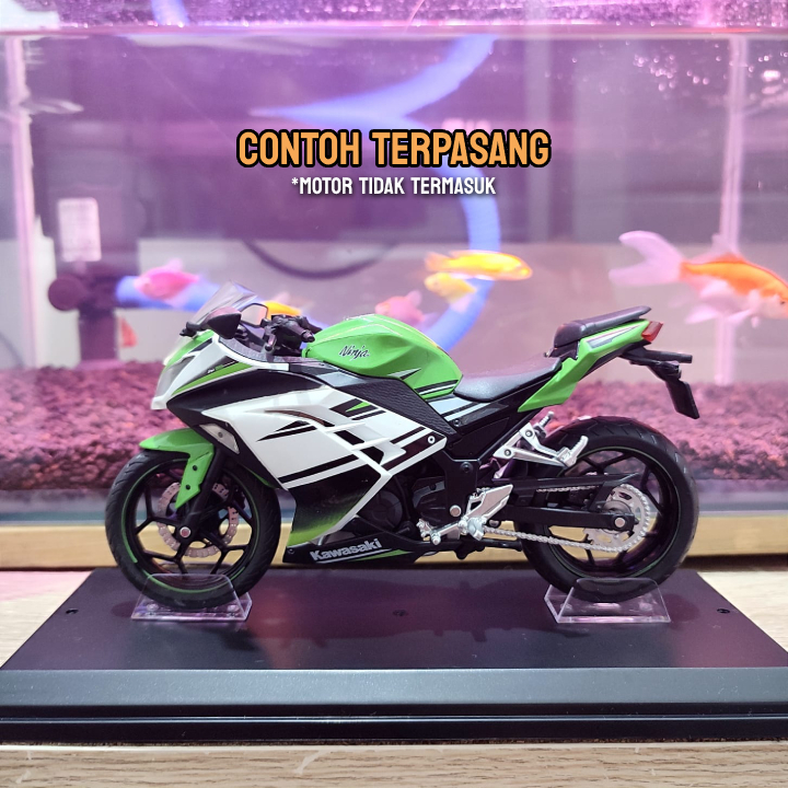 Jual Standbase atau tatakan display untuk diecast motor miniatur motor ...