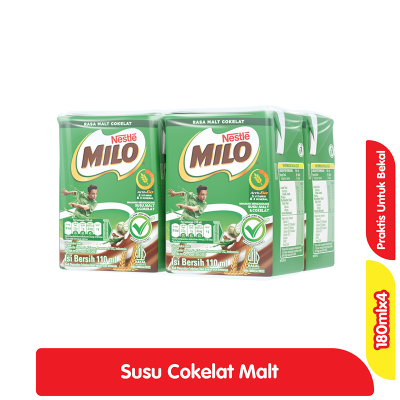 Jual MILO UHT Activ-Go Pack 4 x 110 ml | Shopee Indonesia