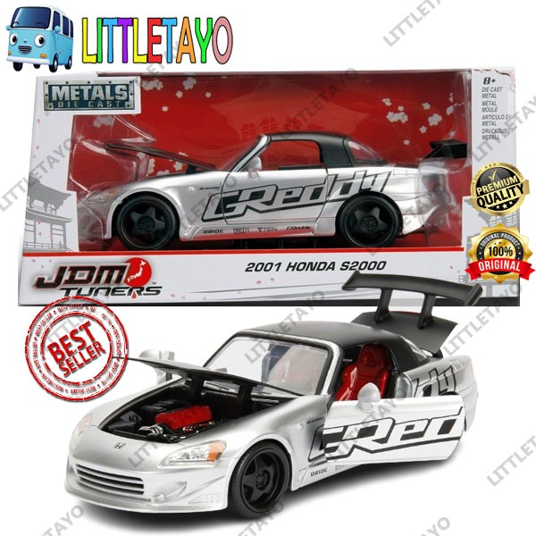 Jual Jada JDM Tuners 2001 Honda S2000 Silver Fast & Furious Metal ...